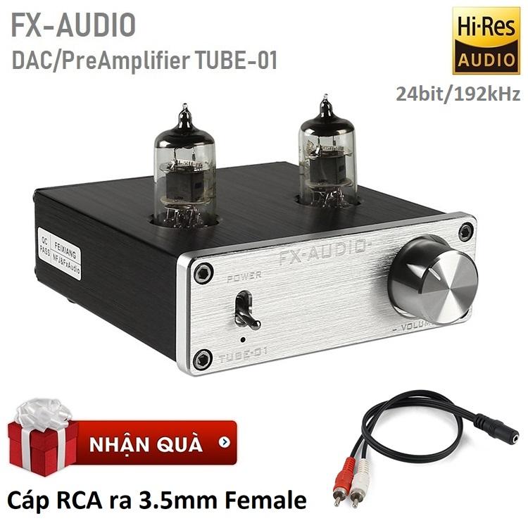 Âm ly FX Audio TUBE-01 [Preampli Đèn] - Bộ đủ nguồn 12V - Thiết bị nhận ...