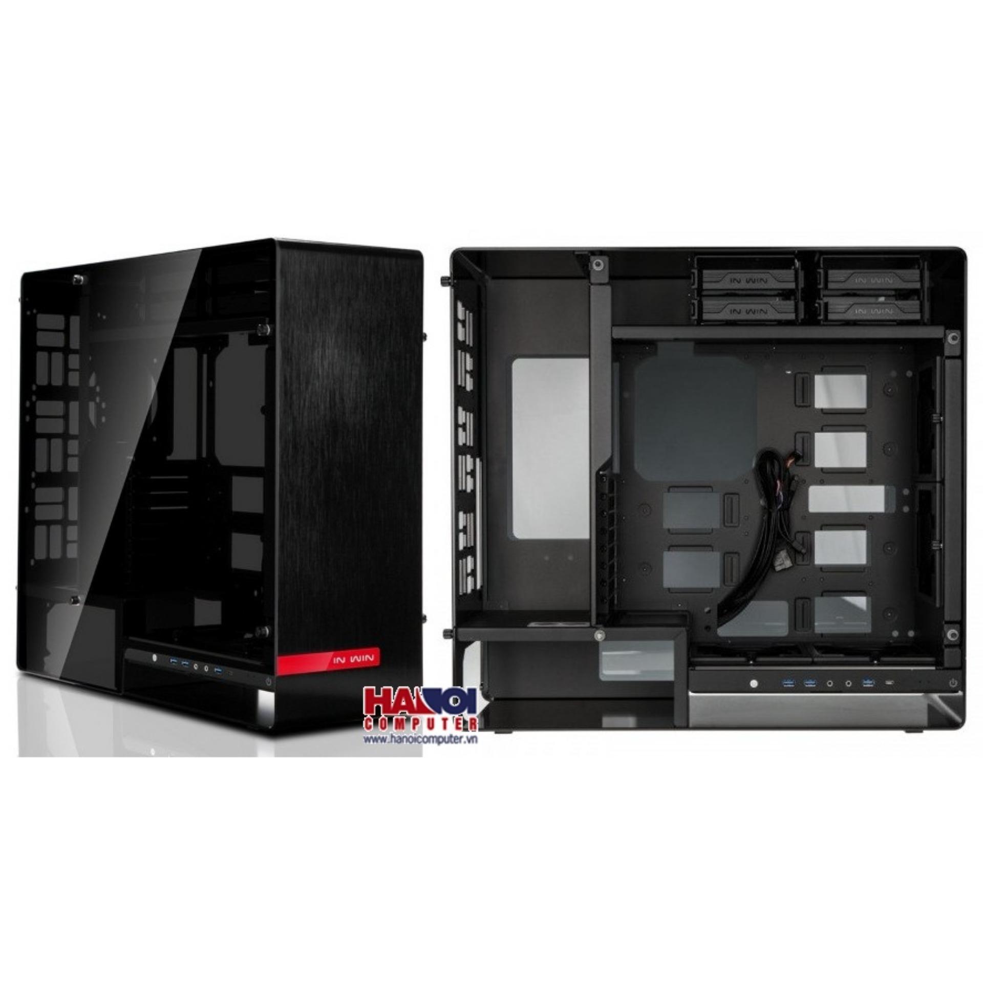 Case IN WIN 909 Black Edition Aluminium & Tempered Glass (Full Tower ...