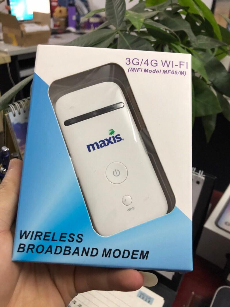 Bộ phát sóng wifi từ sim 3G/4G ZTE MF65 - Phiên bản Maxis (Trắng) - Bộ ...