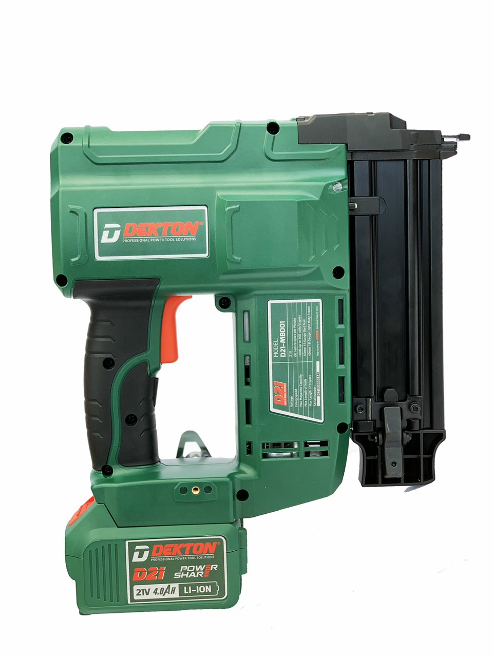 SÚNG BẮN ĐINH DÙNG PIN 21V (100 ĐINH/GHIM) DEKTON D21-MBD01 - HÀNG ...