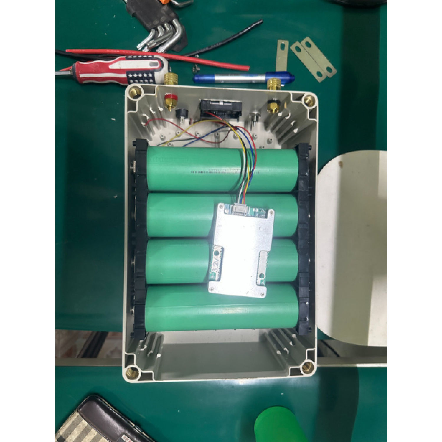 Bình lưu trữ 12V 44ah mạch 4s 100a 2 lớp pin 8cell 46160 3,2V 22ah 1 ...