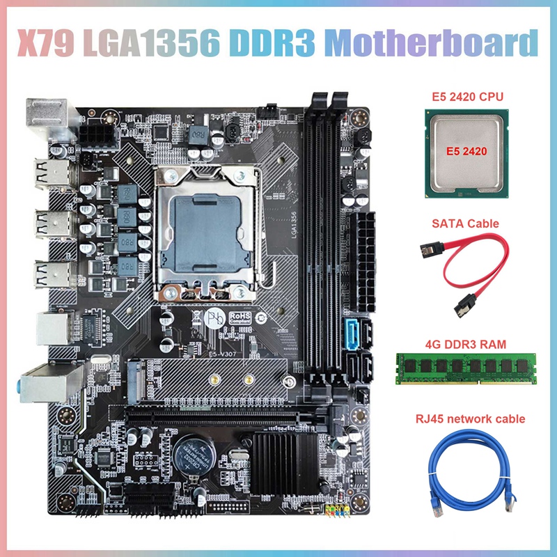 Machinist X79 Motherboard Lga 1356 Cpu Support Intel Xeon, 60% OFF