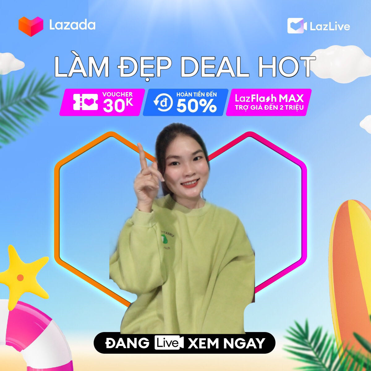 Bạn ơi Lazada đang livestream đó. Click tại đây để xem ngay!