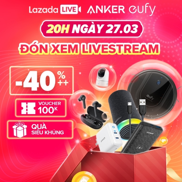 Chào, tôi sẽ bắt đầu livestream trên Lazada-Live tại 20:00 03/27. Đừng ...