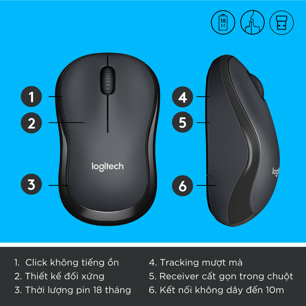 Chuột Không Dây Mouse Ko Dây Logitech G308 , chuột bluetooth Multi ...